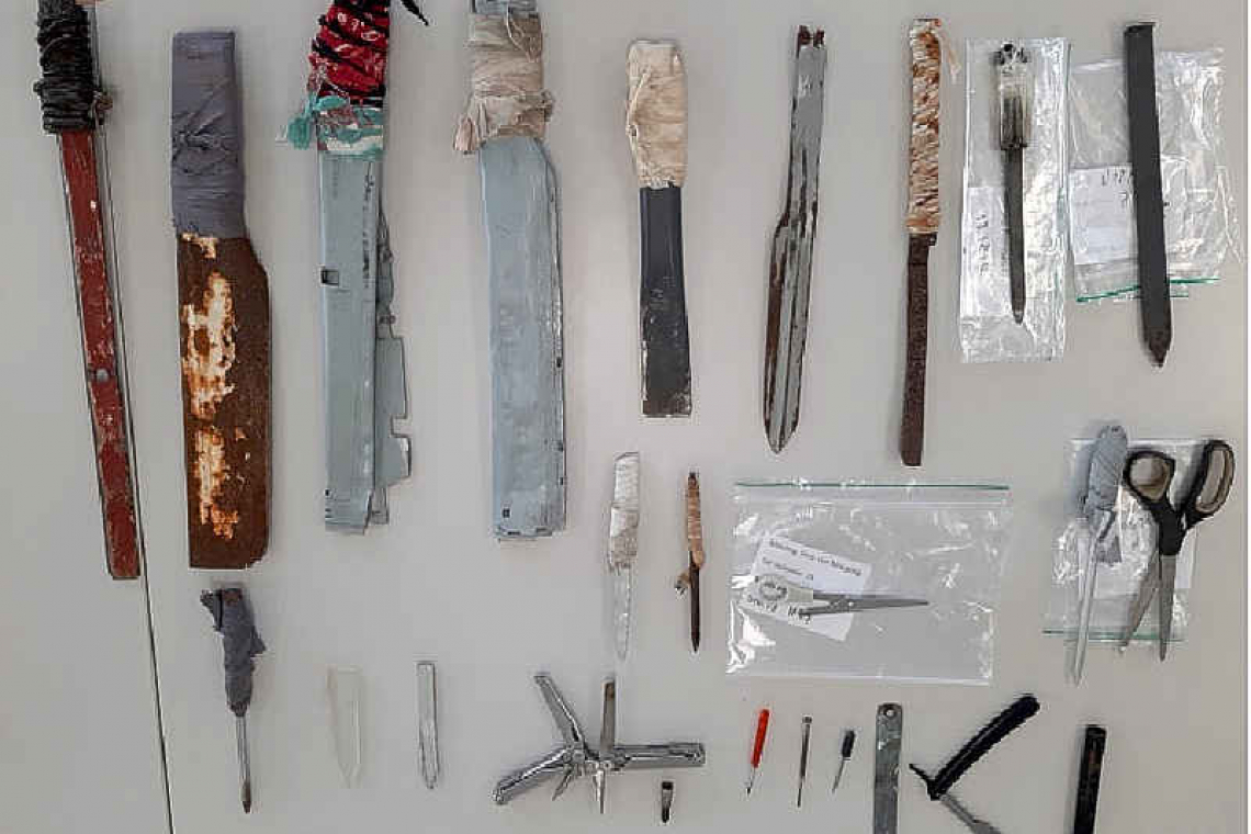 Large-scale search conducted at the Prison and House of Detention - SXM ...