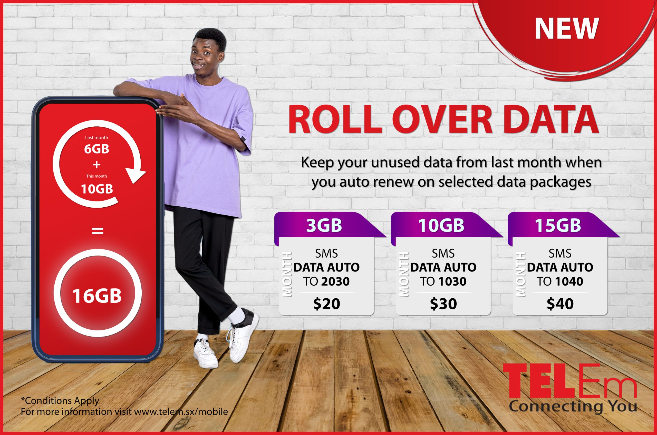 TelEm Group lanzará datos transferibles con descuento de renovación ...